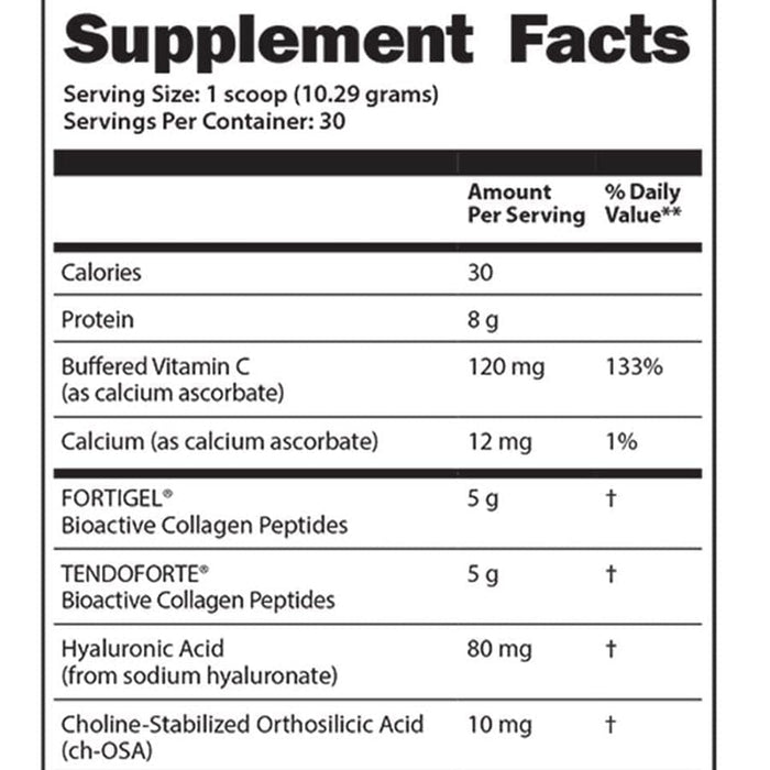 COLLAGEN SYNTHESIS - Collagen Peptides for Tendon, Ligament, & Cartila