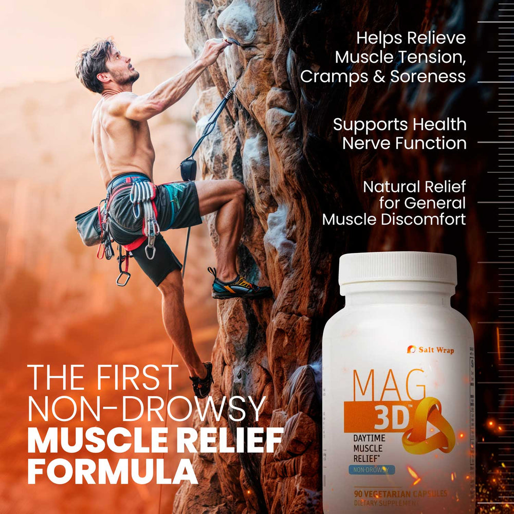 Mag 3D™ Non-Drowsy Muscle Relaxer for Leg Cramps, Nerve Pain, Circulation