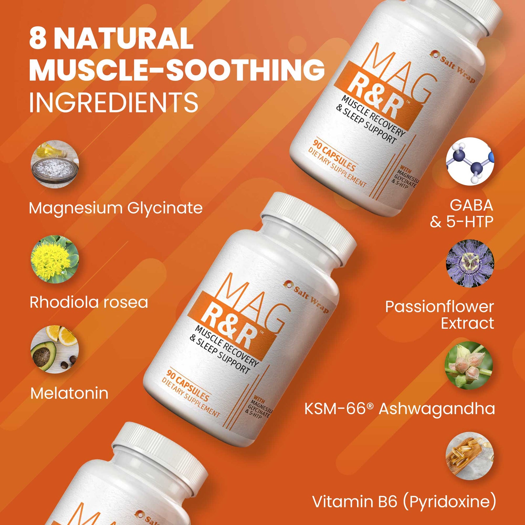 Mag R&R Natural Muscle Relaxant for Nighttime Leg Cramps