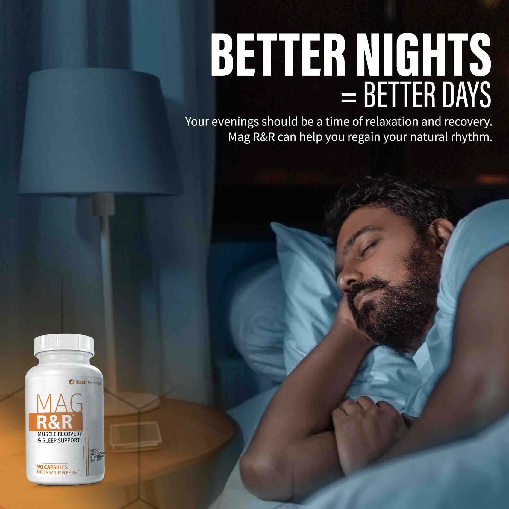 Mag R&R Natural Muscle Relaxant for Nighttime Leg Cramps